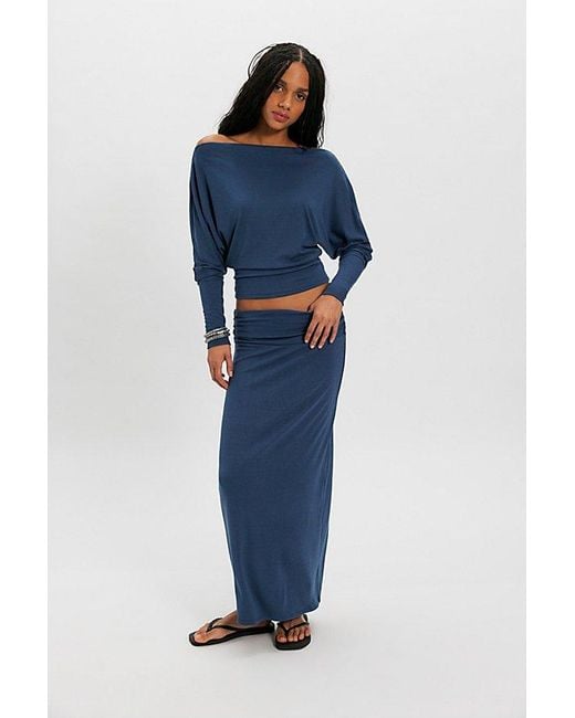 Free People Good Feels Sensual Set in Blue | Lyst