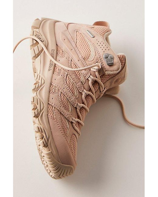 Merrell Moab 3 Mid Waterproof Boots in Natural | Lyst