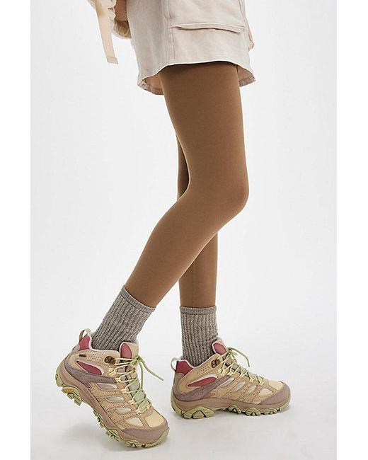 Merrell Moab 3 Mid Waterproof Boots in Green | Lyst