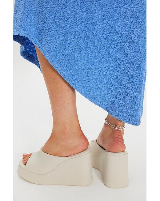 Melissa Free Slip Wedges in Blue | Lyst