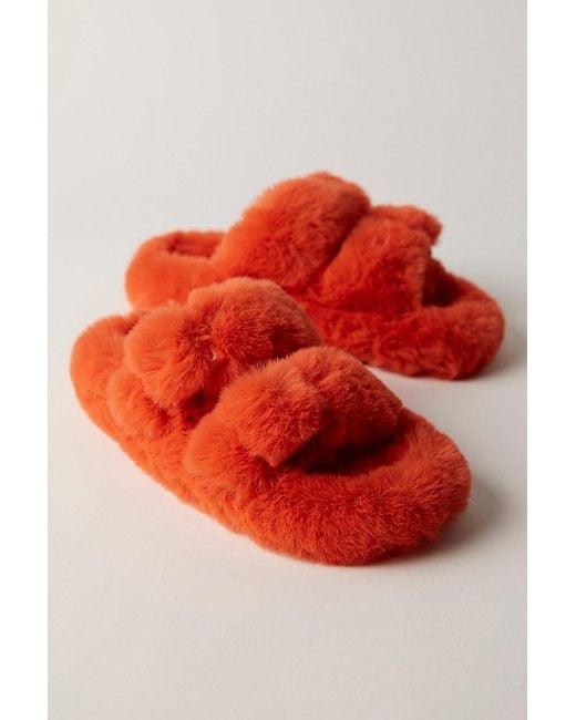 Free People Movie Night Slippers in Red | Lyst