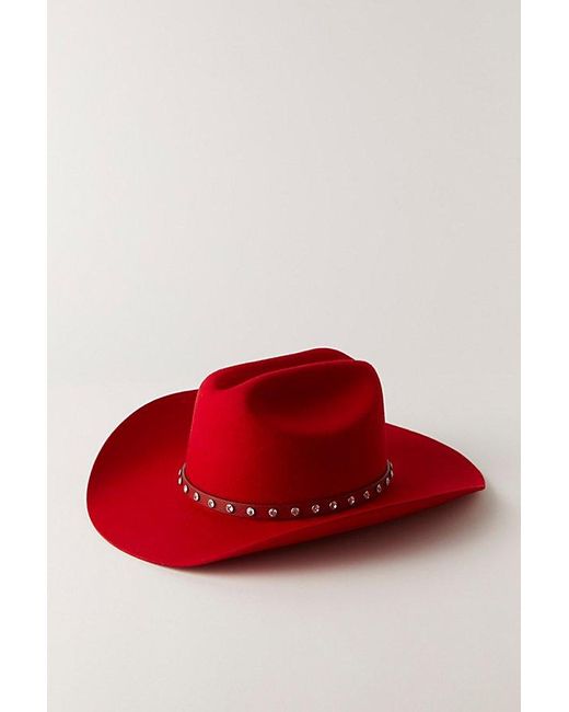 Wrangler Sparkle Cowboy Hat in Red | Lyst