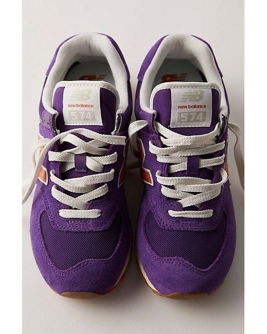 New Balance 574 Sneakers in Purple | Lyst