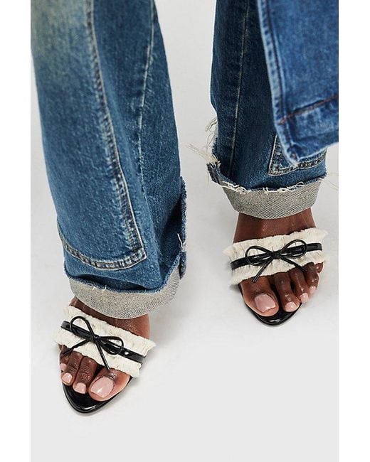 Jeffrey Campbell French Exit Bow Heels in Gray | Lyst