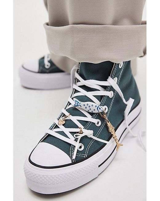 Converse Chuck Taylor All Star Lift Hi-Top Sneaker in Gray | Lyst