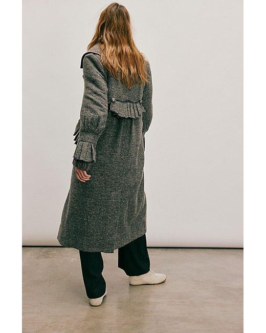 Free People Ellington Duster in Green | Lyst UK