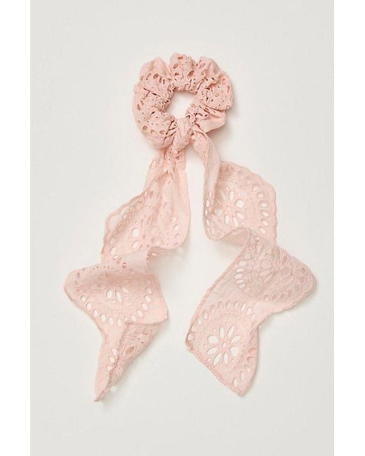 Free People High Sky Pony Scarf in Pink | Lyst UK