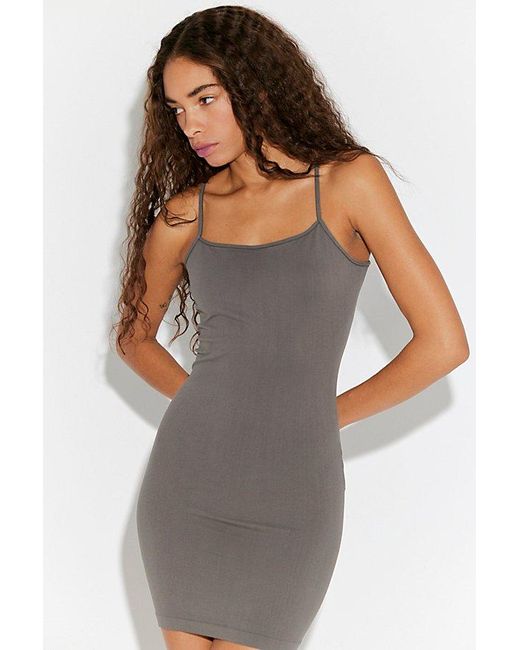 Intimately By Free People Seamless Low Back Mini Slip in Purple | Lyst