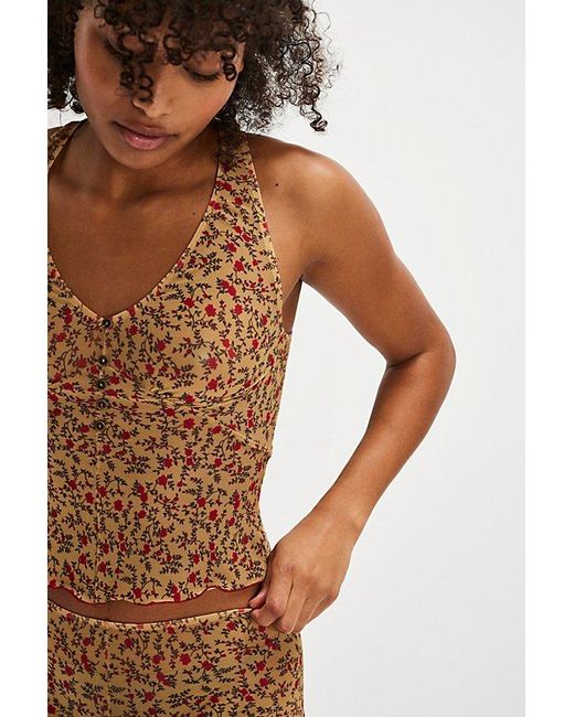 Only Hearts Honey Lori Vintage Tank in Brown | Lyst