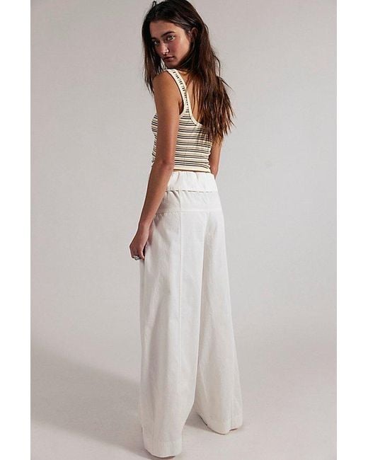 Free People Fisherman Drawcord Pull-On Trousers | Lyst
