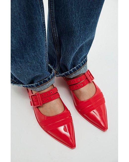Melissa Ladylike Jelly Flats in Blue | Lyst
