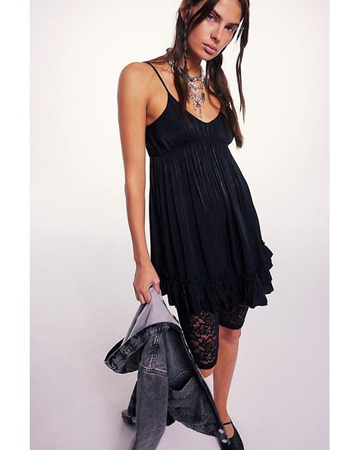 Free People Love Story Mini Slip in Blue | Lyst