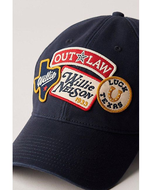American Needle Willie Nelson Iconic Baseball Hat in Blue | Lyst