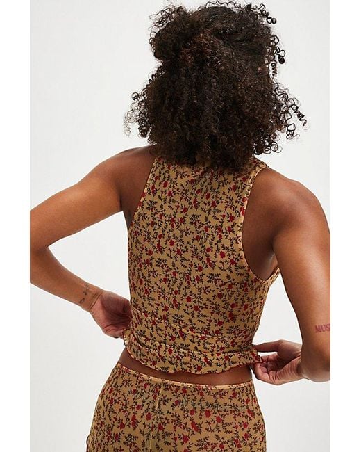 Only Hearts Honey Lori Vintage Tank in Brown | Lyst