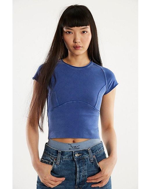 Free People Protagonist Tee in Blue | Lyst