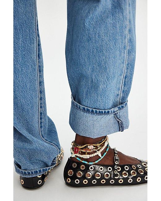 Jeffrey Campbell Italian Summer Mary Janes in Blue | Lyst