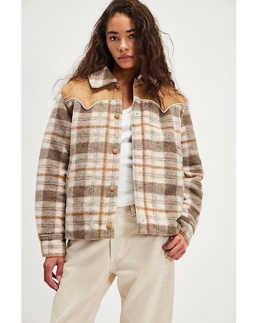 Mother The Western After School Jacket in Natural | Lyst