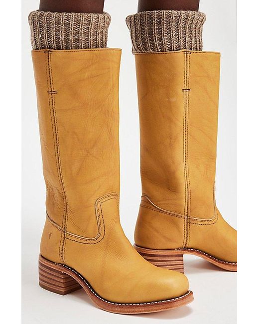 Frye Campus 14L Boots in Red | Lyst
