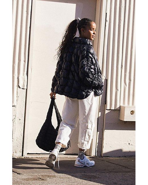 Fp Movement Scrunchy Glossy Pippa Packable Puffer Jacket in Black | Lyst