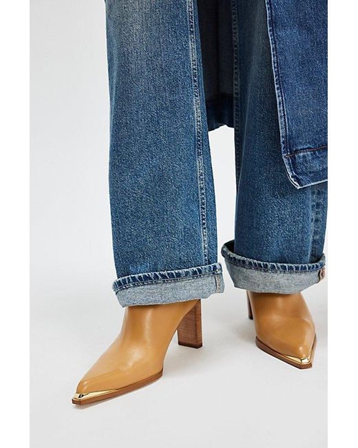 Free People Girls' Night Ankle Boots in Blue | Lyst