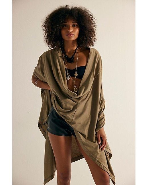 Nicholas K Serius Sleeveless Poncho in Brown | Lyst UK