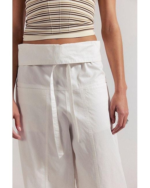 Free People Fisherman Drawcord Pull-On Trousers | Lyst
