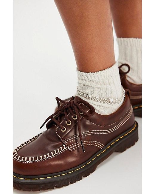 Dr. Martens Lowell Boat Shoes in White | Lyst