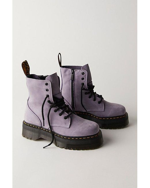 Dr. Martens Jadon Iii Lace Up Boots in Black | Lyst