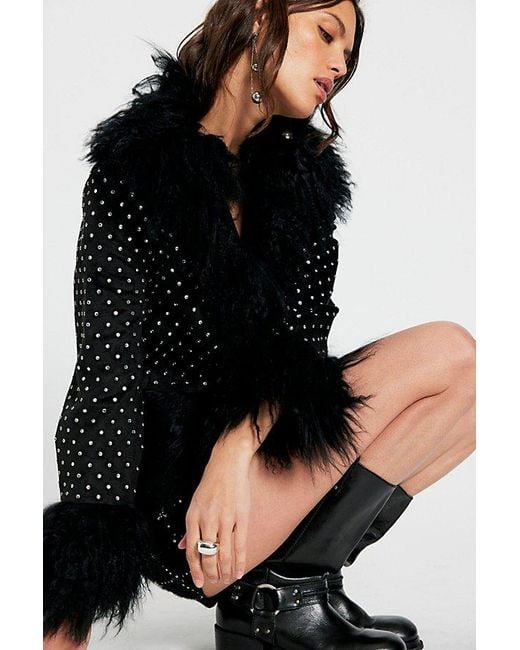 Charlotte Simone Stella Jacket in Black | Lyst UK