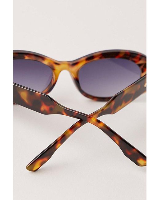 Free People Sola Round Sunglasses | Lyst UK