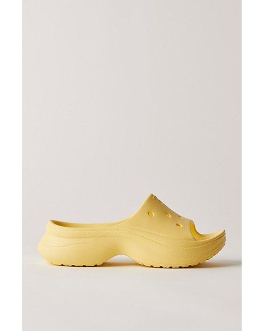 Crocs™ Bae Slides in Yellow | Lyst