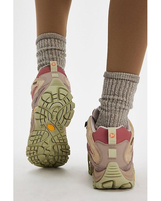 Merrell Moab 3 Mid Waterproof Boots in Green | Lyst