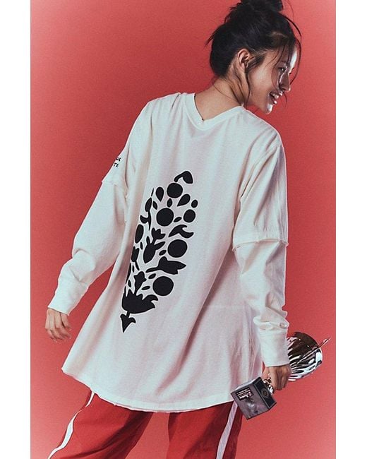 Fp Movement Leg Day Logo Layer in Red | Lyst