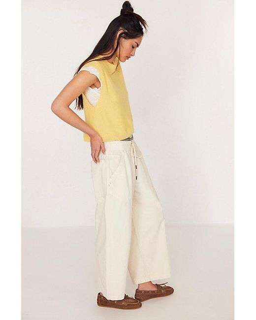 Free People We The Free Easy Peasy Pull-On Jeans in Green | Lyst