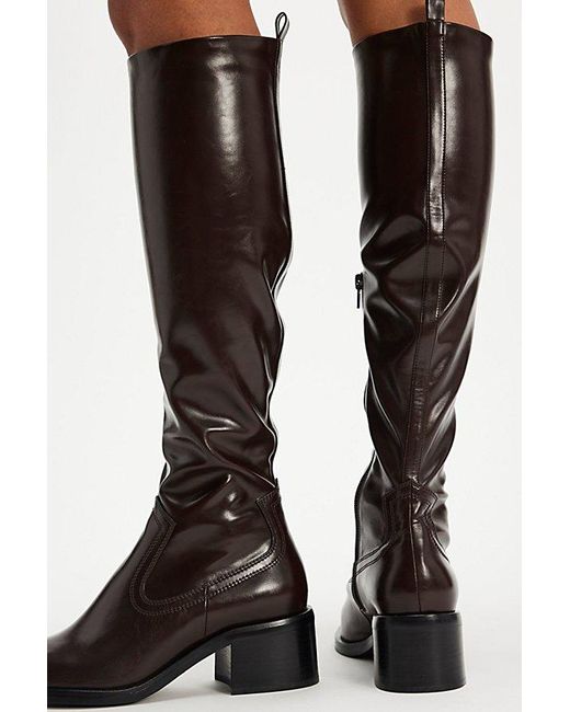 Jeffrey Campbell Alix Tall Boots in Brown | Lyst