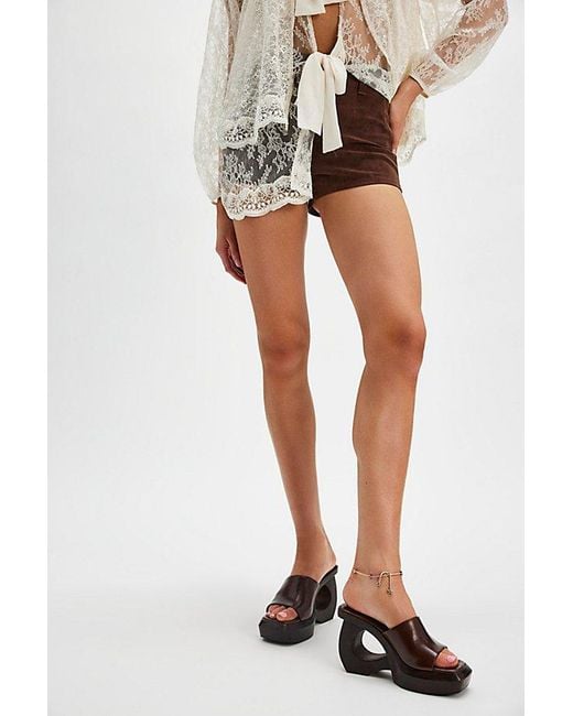 Jeffrey Campbell Sorrento Sculpture Clogs in Brown | Lyst