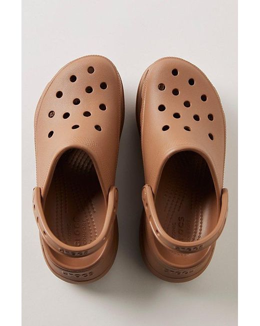 Crocs™ Bae Platform Clogs in Brown | Lyst