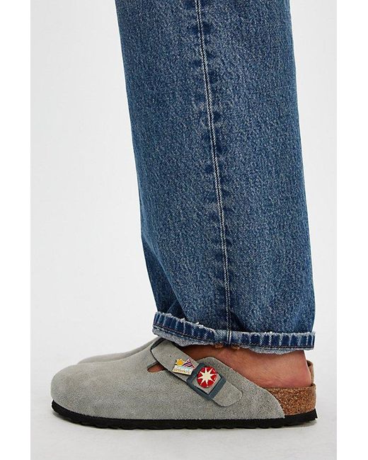 Birkenstock Boston Soft Footbed Clogs in Blue | Lyst