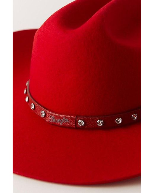 Wrangler Sparkle Cowboy Hat in Red | Lyst