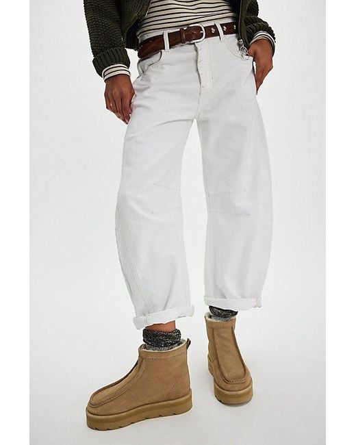 Clarks Meare Rooey Lined Boots in Natural | Lyst