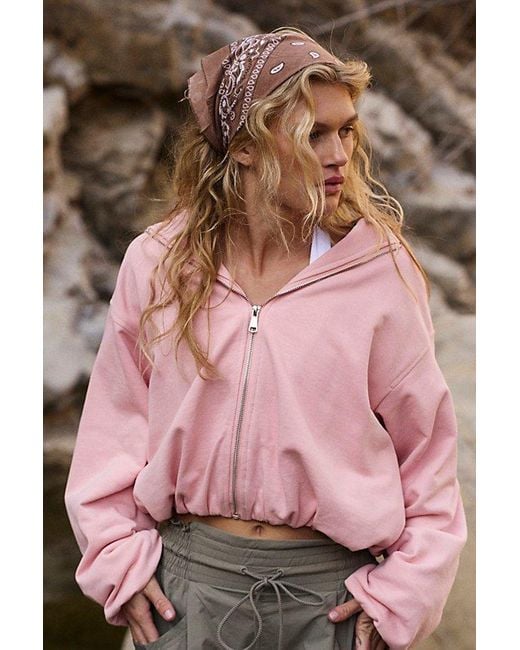 Fp Movement Bubble Zip Up in Pink | Lyst