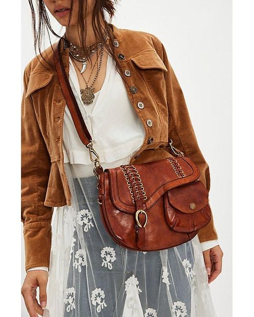 Campomaggi Mini Wrap Crossbody in Red | Lyst