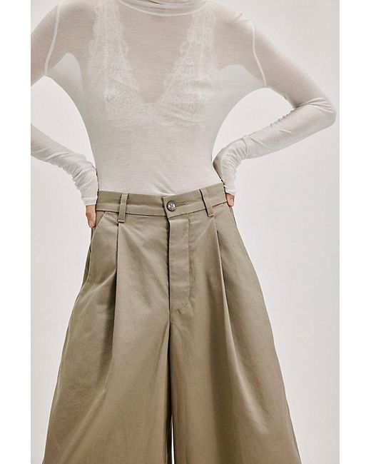 Dockers Gaucho Chino Trousers in Natural | Lyst