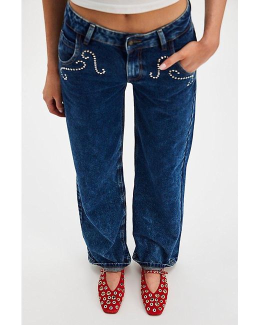 Jeffrey Campbell Italian Summer Mary Janes in Blue | Lyst