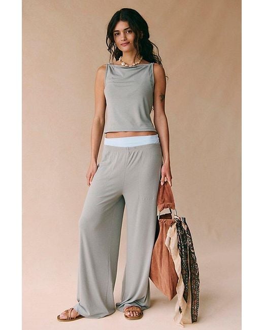 free-est Good Feels Pant Set in Purple | Lyst