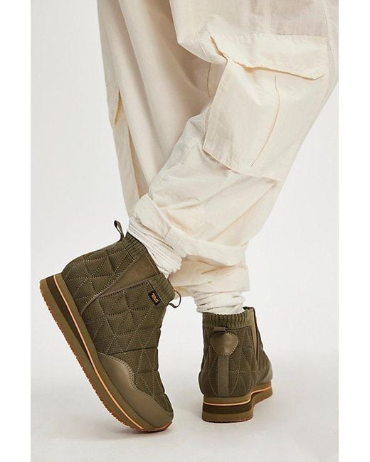 Teva Reember Mid Platform Boots in Natural | Lyst