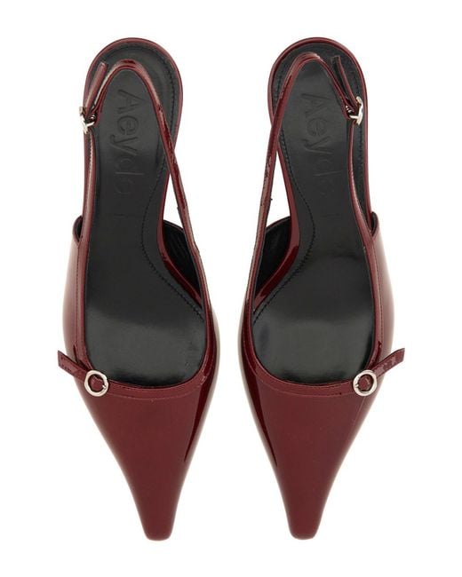 Aeyde Saba Pumps in Brown | Lyst