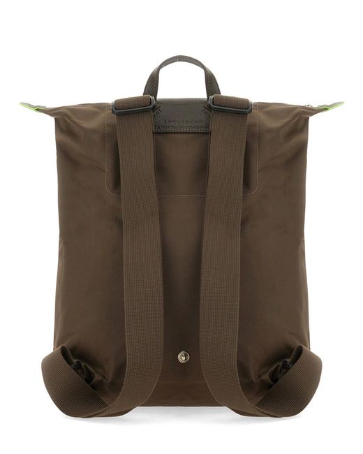 Longchamp Le Pliage Backpack in Brown | Lyst