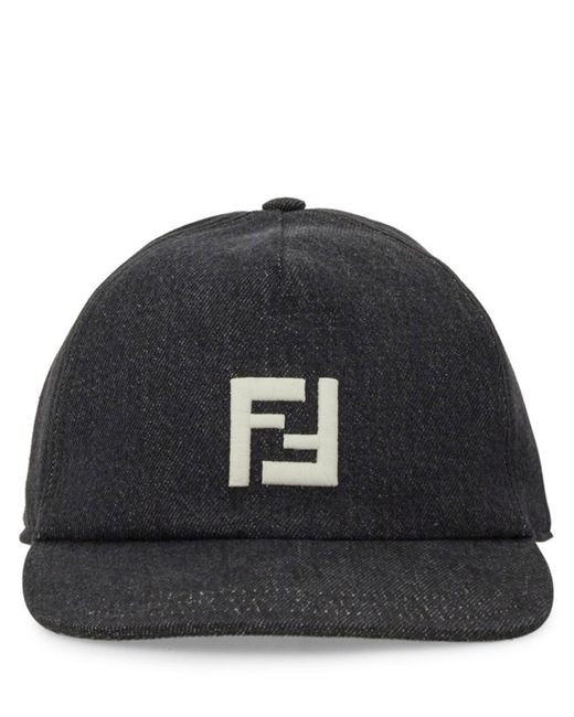 Fendi Cap in Black for Men | Lyst