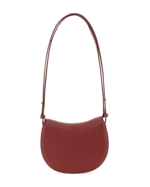 Burberry Rocking Horse Mini Hobo Bag in Red | Lyst